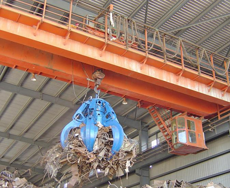 Steel scrap grab crane - Dowellcrane Machinery Group